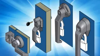 Specialist enclosure locks, handles, hinges and gasket for HVAC panels ...